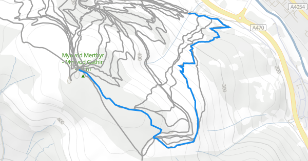 Terry's Belly Mountain Biking Trail - Abercanaid