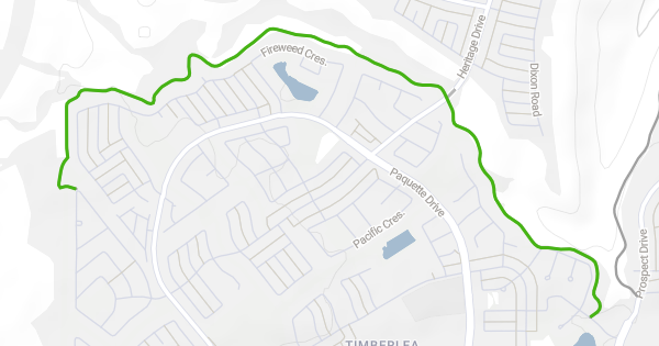 North Timberlea Perimeter Mountain Biking Trail - Fort McMurray, AB