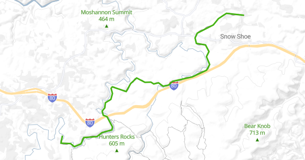 Snow Shoe Rails to Trails ATVing/Offroading Trail - State College