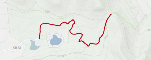 Colgate Lake Trail Mountain Biking Trail - Round Top