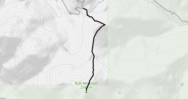 Ruth Arm Trail Hiking Trail - Glacier, Washington