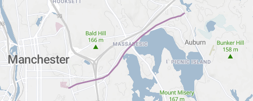 Rockingham Recreational Rail Trail Mountain Biking Trail - Manchester, NH