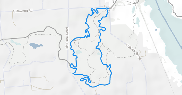 Proud Lake Loop 4 MTB Mountain Biking Trail - Milford