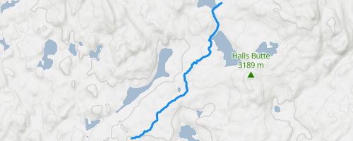 Lake Isabella Hiking Trail - Pinedale, Wyoming