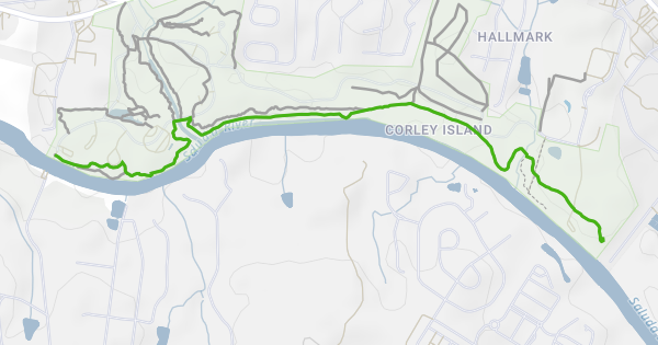 Saluda Shoals Greenway trail Multi Trail - Columbia