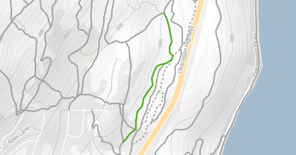 Raptor Loop Trail Hiking Trail - Kelowna, BC