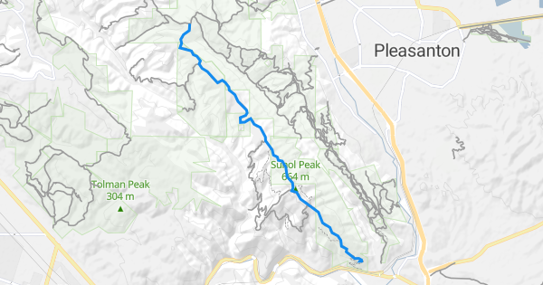 Sunol Ridge Trail Multi Trail - Pleasanton, California