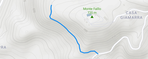 Via Faillo Descent Mountain Biking Trail - Vetto