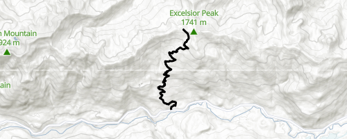 Excelsior Pass Trail Hiking Trail - Glacier, Washington