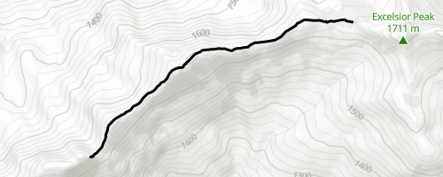 Excelsior Pass Ridge Trail (Primitive) Hiking Trail - - Washington