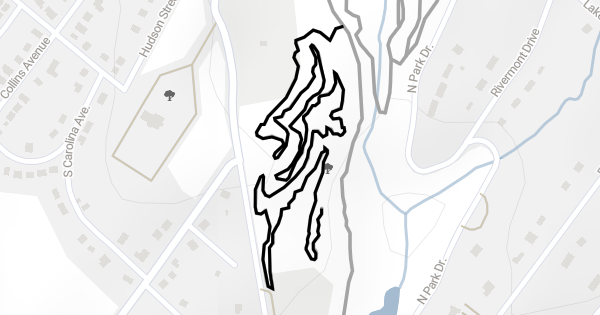 Western side Mountain Biking Trail - Spartanburg, SC