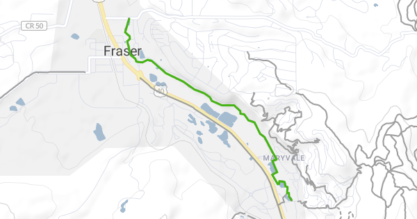 Fraser River Trail - North Mountain Biking Trail - - Colorado