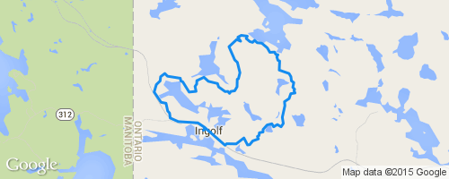 Ingolf Trail Mountain Biking Trail - Unorganized Kenora District