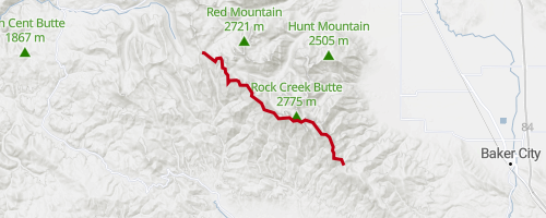 Elkhorn Crest Trail Mountain Biking Trail - Baker City