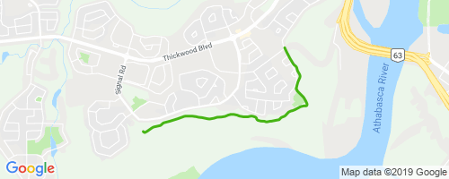 Header Mountain Biking Trail - Fort McMurray, Alberta