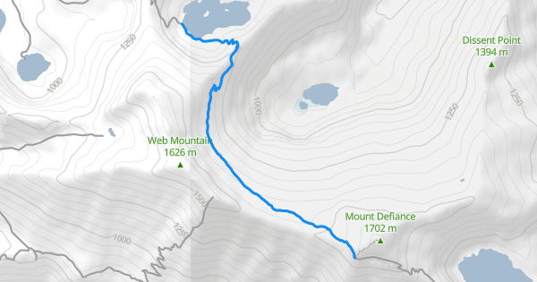 Mount Defiance Trail Hiking Trail - Leavenworth, WA