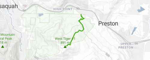 Preston Trail Hiking Trail - Issaquah, Washington