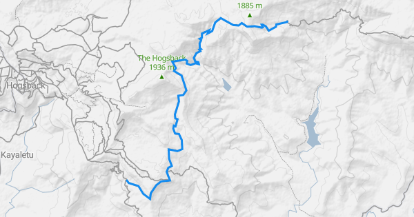 Amatola Hiking Trail - Cata Hut to Zingcuta Hut Hiking Trail - Hogsback