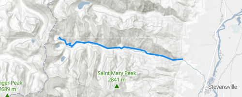 Kootenai Creek Hiking Trail - Stevensville, MT