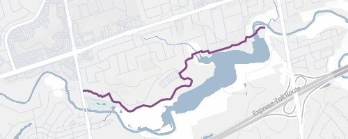 Milne Dam Trail Mountain Biking Trail - Markham, Ontario