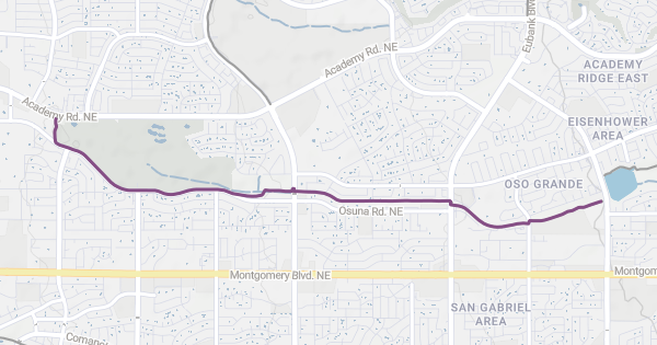 Bear Canyon Bike Path Multi Trail - Albuquerque, NM