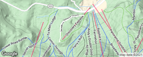 Sesame Street West Skiing Trail - Mammoth Lakes, CA
