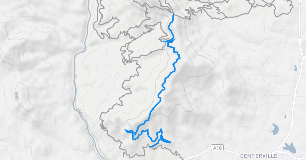 Mule Ridge Mountain Biking Trail - Redding, California