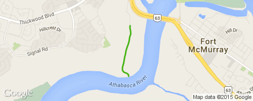 Silin Forest Road Mountain Biking Trail - Fort McMurray, AB