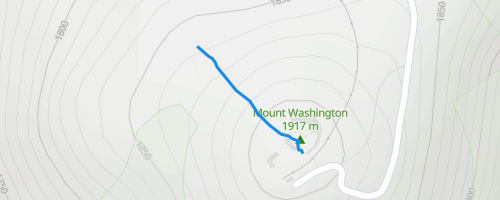 Trinity Heights Connector Side Trail Hiking Trail - Pinkham Notch