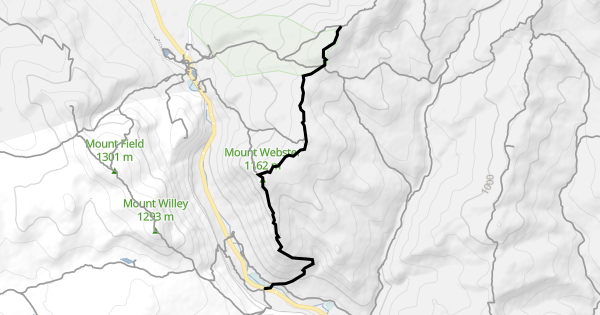AT - Webster Cliff Trail Hiking Trail - - New Hampshire