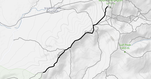 AT - Crawford Path Hiking Trail - - New Hampshire