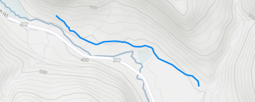 Saco River Trail (South of Webster Cliff Trail) Hiking Trail - Harts ...