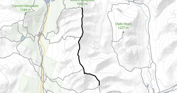 AT - Franconia Ridge Trail Hiking Trail - - New Hampshire