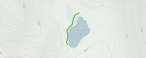 Around-Lonesome-Lake Trail Hiking Trail - Franconia