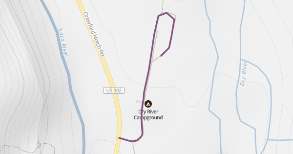 Dry River Campground Road Multi Trail - Harts Location