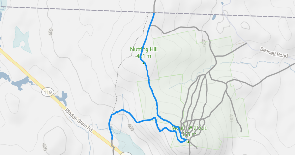 Wapack Trail/Midstate Trail Hiking Trail - Ashburnham