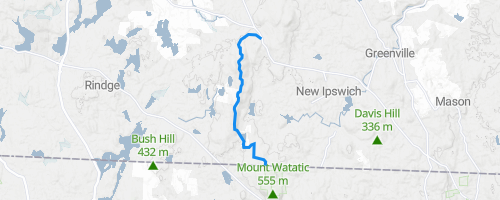 Wapack Trail/Midstate Trail NH Mountain Biking Trail - Ashburnham