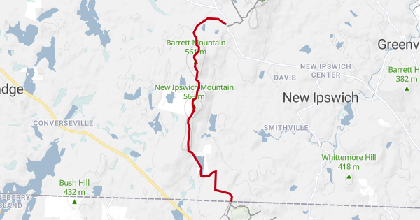 Wapack Trail/Midstate Trail NH Hiking Trail - Ashburnham