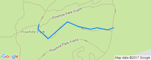 Powhite Park Trail: Central Line to Perimeter Connector Mountain Biking ...