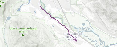 Three Sisters Pathway Multi Trail - Canmore, Alberta