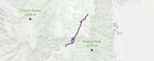Chimney Peak Road Multi Trail - Lone Pine, California