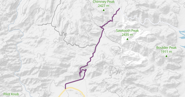 Chimney Peak Road Multi Trail - Lone Pine, California