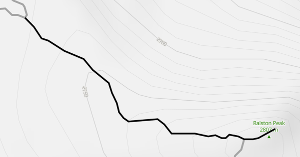 Ralston Peak Hiking Trail - South Lake Tahoe, California
