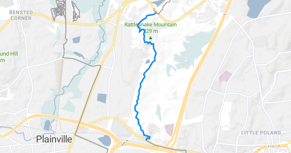 Metacomet Trail / NET sec CT 16 RS MT Hiking Trail - Farmington, CT