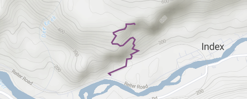 Index Town Wall Trail Hiking Trail - Gold Bar, Washington