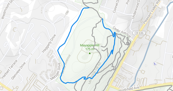 Mayapple Trail Hiking Trail - West Orange, New Jersey