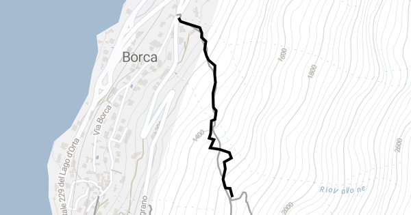 Agrano - Borca DH (Black line) Mountain Biking Trail