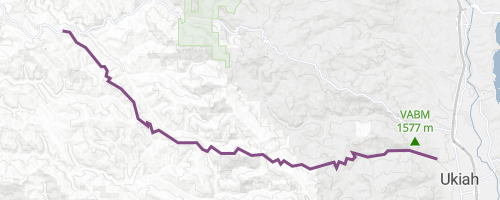 Low Gap Road Mountain Biking Trail - Ukiah, CA