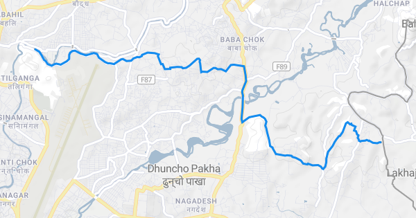 Bhaktapur to Kathmandu Mountain Biking Trail