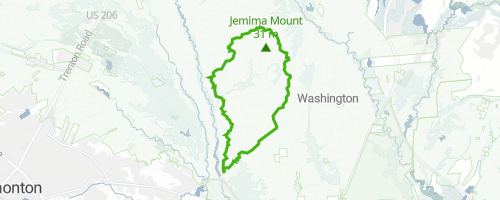 Batsto Penn Branch Trail (Orange) Mountain Biking Trail - Winslow Township